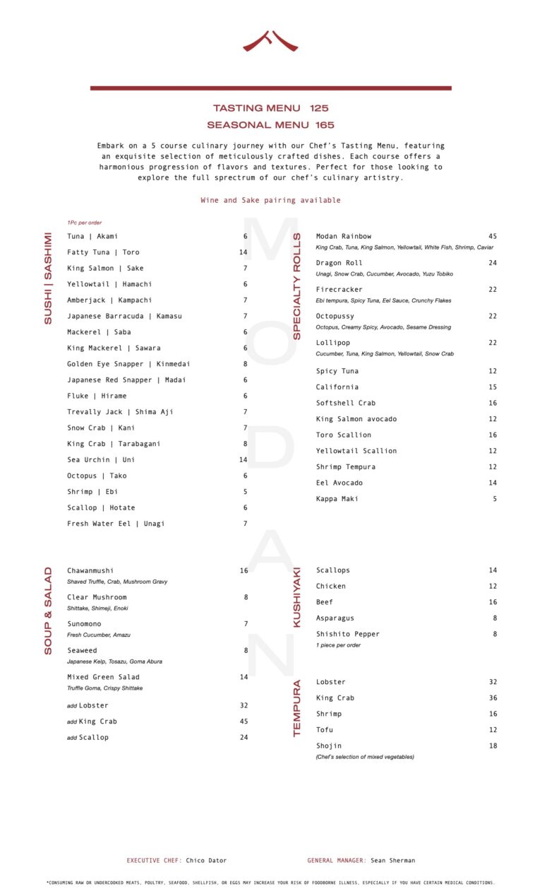 The Cuisine of Modan – Modan Restaurant