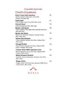 The Cuisine of Modan – Modan Restaurant